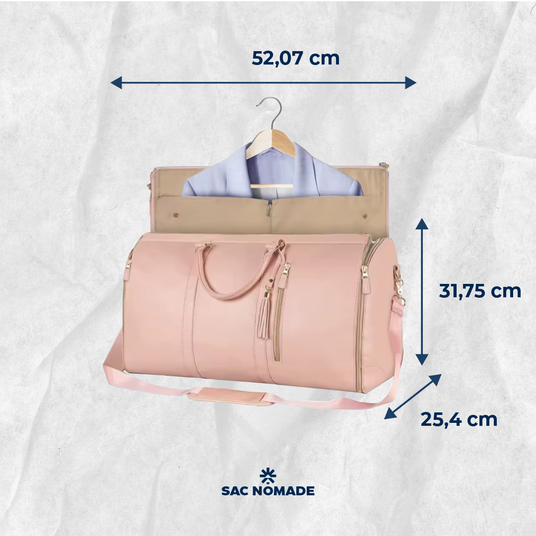 Sac Nomade Odyssée – Grand sac de voyage en cuir chic et résistant