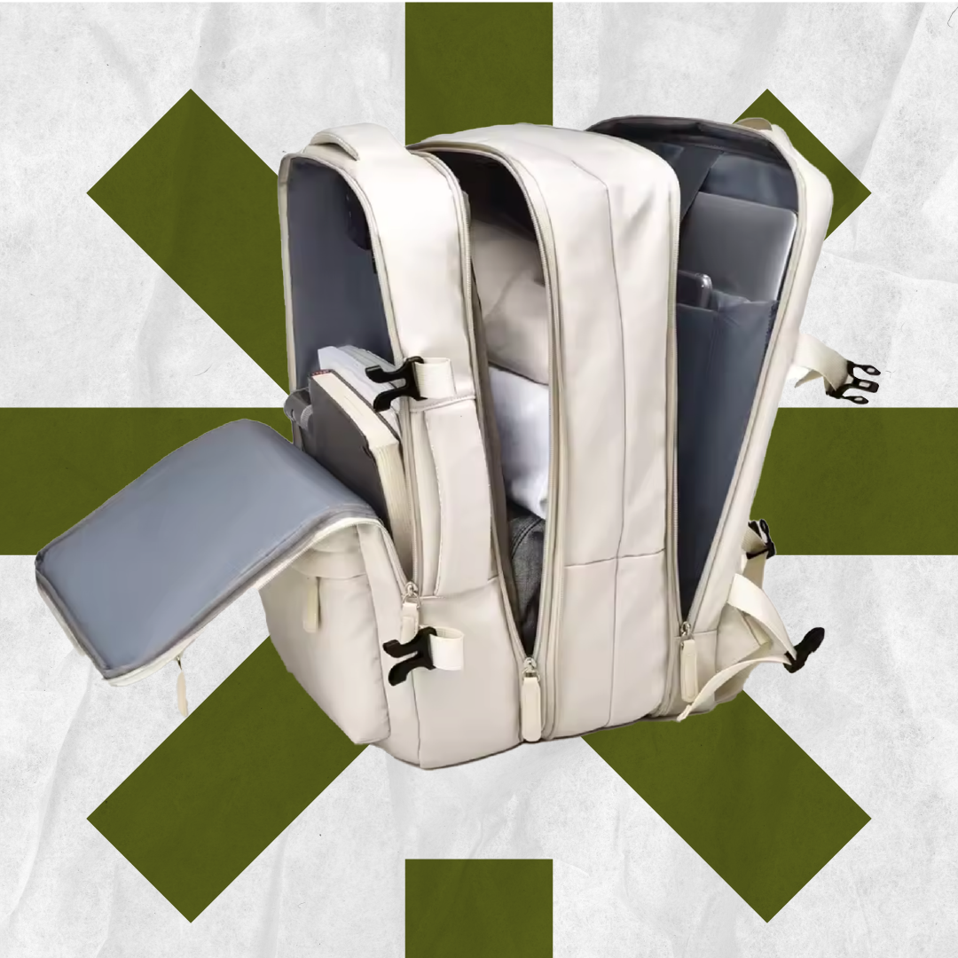 Sac Nomade Tempo – Sac à dos multi-compartiments élégant et pratique